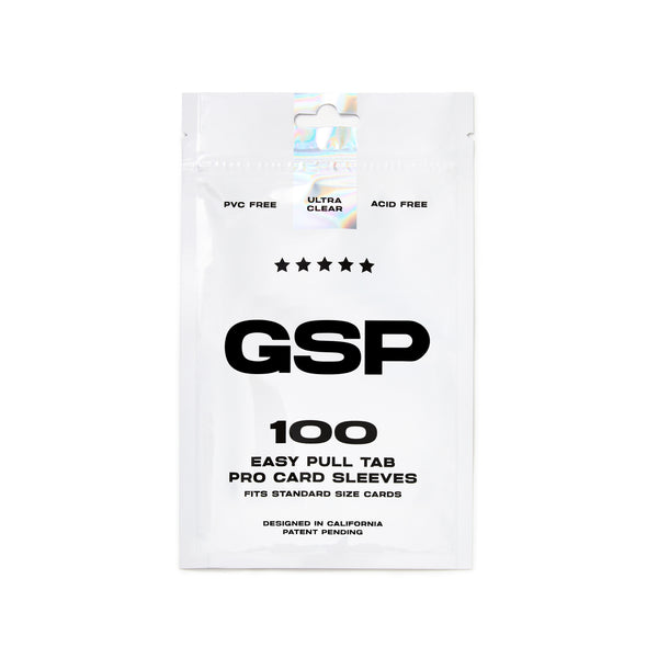 GSP - Pro Card Sleeves w/Easy Pull Tab - 100 Count – Grade Saver Pro